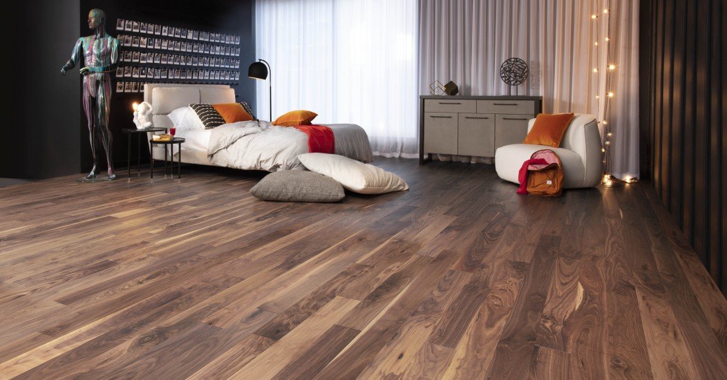 Noyer Naturel Brossé DuraMatt® | Natural | Planchers Mirage (QC)